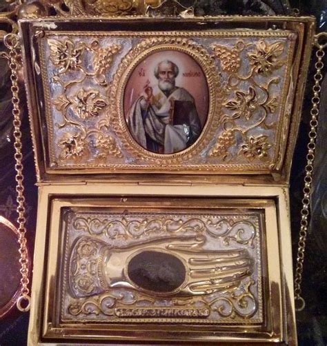 Relic Of St Nicholas In Diocese Of Mexico And Central America Bones