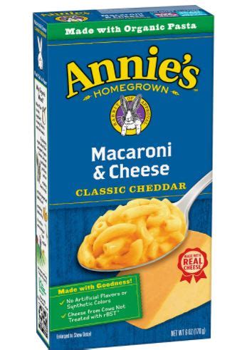 Amazon Annies Classic Cheddar Macaroni And Cheese 12 Count For 9 31