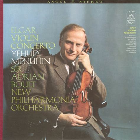 Elgar Violin Concerto In B Minor Op 61 Yehudi Menuhinsir