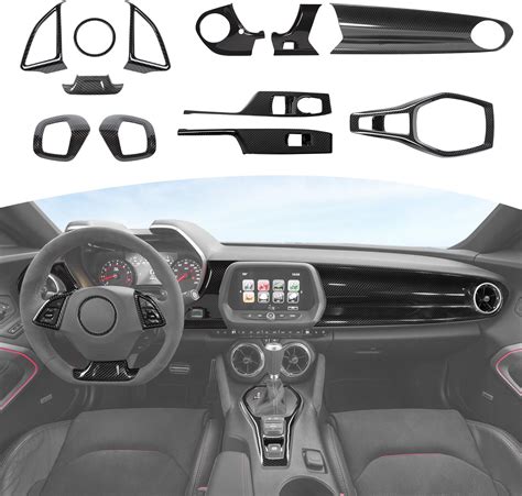 Rt Tcz For Camaro Carbon Fiber Interior Trim Kit Dash