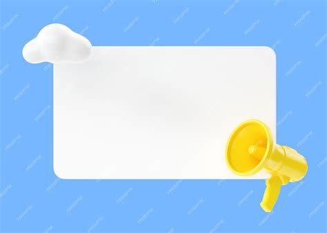 핸드 스피커 D 렌더링 판매 주의 확성기 뉴스 마이크 및 음성 Illustr로 경고 음성 프리미엄 사진
