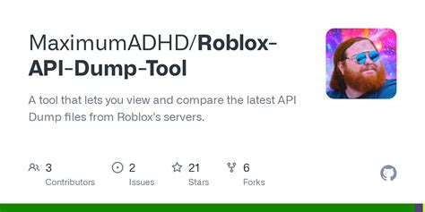 github maximumadhd roblox api dump tool a tool that lets you view