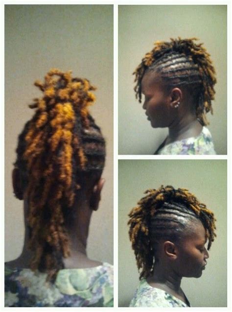 Mohawk On Locs Short Locs Hairstyles Dreadlock Styles Locs Hairstyles