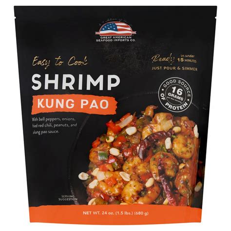Great American Seafood Imports Co Kung Pao Shrimp 24 Oz Delivery Or