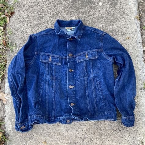 Vintage 90s Dickies Denim Jacket Size Depop