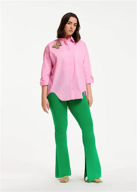 Green Flared Knitted Pants Essentiel Antwerp United States