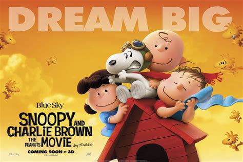 Snoopy And Charlie Brown The Peanuts Movie New Poster