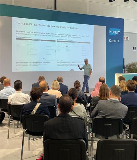 Anna Withum On Linkedin Well Received Session By Marc Thier At The Dsag Annual Conference The