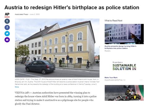 극우 성지였던 히틀러 생가 2023년 경찰서로 문 연다 오마이뉴스