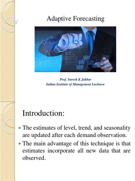 adaptive forecasting skj pdf moving average forecasting