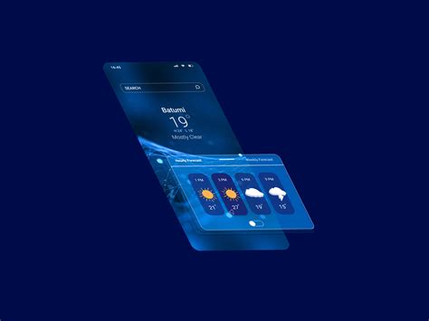 Wether App Design Uiux Behance