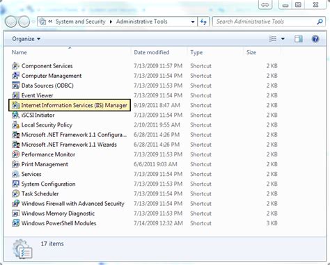 Steps To Open The Iis Manager In Windows 7 Frankie Fillings
