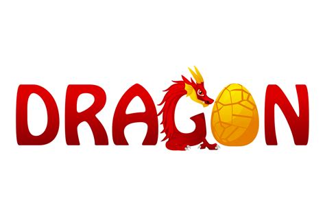 Dragon Text Chinese Dragon And Dragon Egg 23799052 Png
