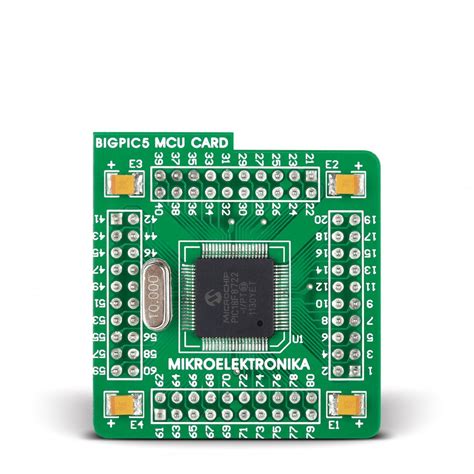 mcu card with pic18f8722 microcontroller