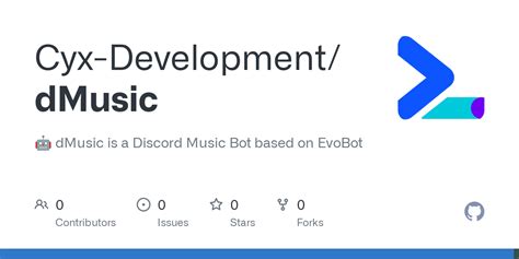 Github Cyx Developmentdmusic 🤖 Dmusic Is A Discord Music Bot Based