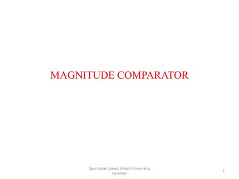 Magnitude Comparator Pdf Programming Languages Computing