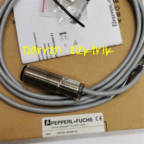 Jual Diffuse Mode Sensor Pepperl Fuchs OBT GM E Jakarta Barat Darren Elektrik