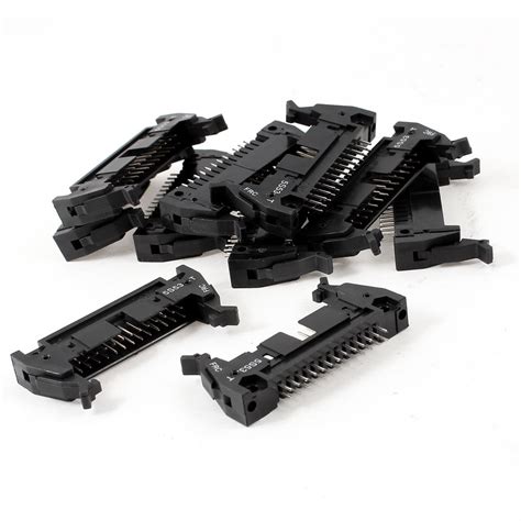 Amazon Com Aexit 10 Pcs Audio Video Accessories 2 54mm Spacing 26 Pins PCB IDC Lock Type