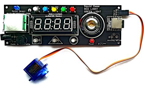 squiduino arduino based squid game red light green light project 5 steps instructables