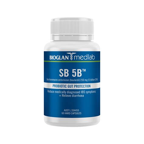 Bioglan Medlab Sb 5b Saccharomyces Cerevisiae 60vc Vital Supplements