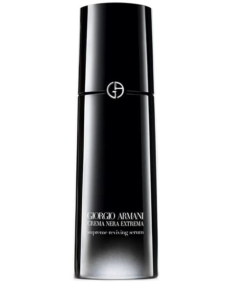 Giorgio Armani Crema Nera Extrema Supreme Reviving Serum, 1-oz. - Macy's