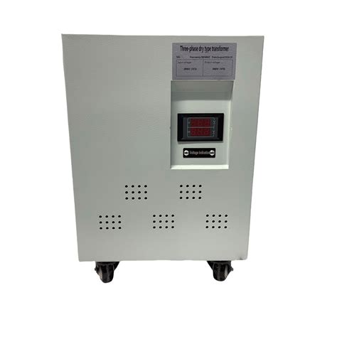 3 Phase Transformer 208v To 380v Voltage Power Converter Dry Type 6kva