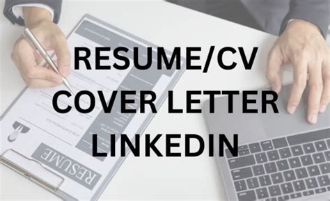 create your cv resume cover letter and optimize linkedin by nethmini