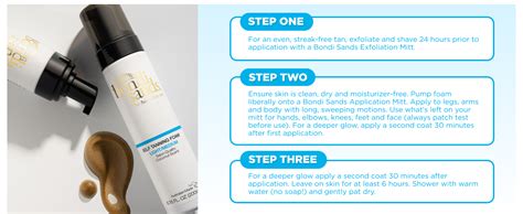 Bondi Sands Light Medium Self Tanning Foam Application Mitt Includes Lightweight