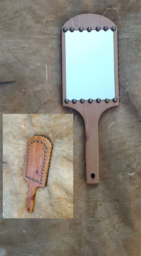 Native American Hand Mirror Inspired By Original By Tom Ballstaedt