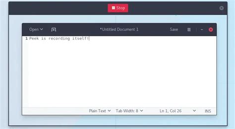 How To Screen Record And Save It As  On Ubuntu Using Peek Softtuts