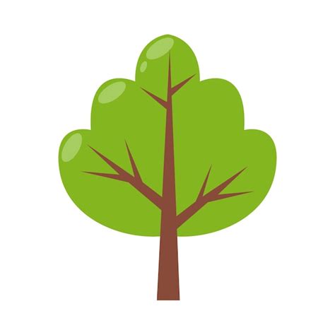 Premium Vector Tree Flat Element