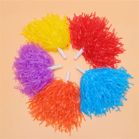 Cheer Poms Reusable Cheer Props Pompoms Cheerleadi Grandado