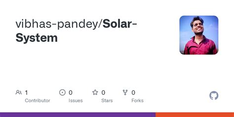 Github Vibhas Pandeysolar System