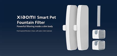 Xiaomi Smart Pet Fountain Filter Set Gold Call Tech Shop