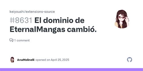 El Dominio De Eternalmangas Cambió · Issue 8631 · Keiyoushi