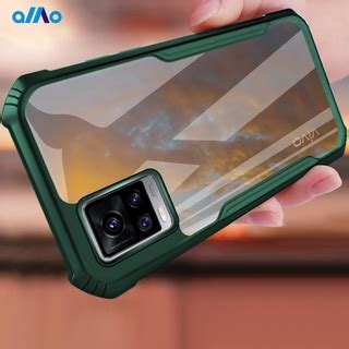 Vivo V V E V Pro Clear Acrylic Phone Casing Hybrid Silicon Bumper Shockproof Casing