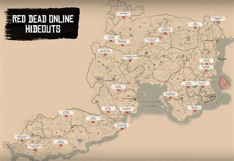Where Are The Red Dead Redemption 2 Online Gang Hideouts Ballsie