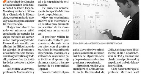 ALGORITMOS ABN Por unas matemáticas sencillas naturales y divertidas El Algoritmo ABN en Chile