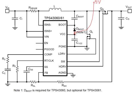 TPS43060 External 5V Bias For BOOT Pin Power Management Forum Power Management TI E2E