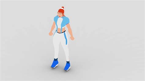 Blender Low Poly Woman Charackter Download Free 3d Model By Brs Blend [ff4169d] Sketchfab
