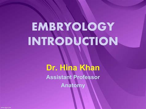 Embriology Of Human Ppt