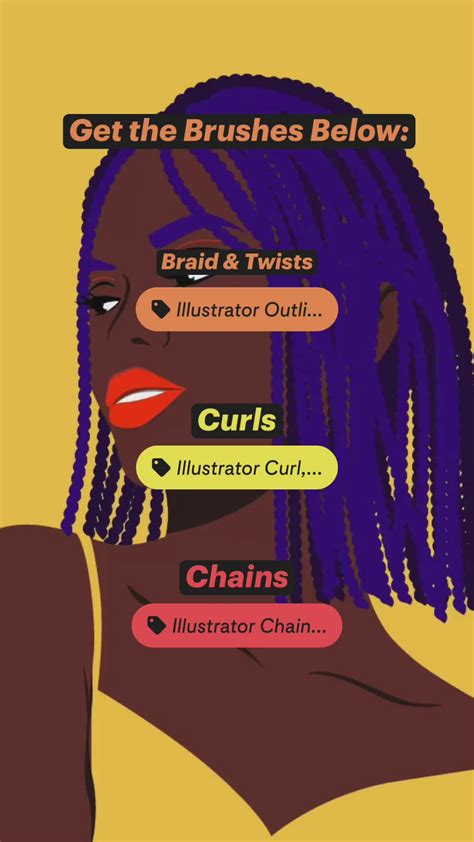 Adobe Illustrator Curl Twist Braid Chain And Jewelry Brushes Digital