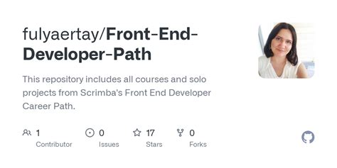 Github Fulyaertayfront End Developer Path This Repository Includes All Courses And Solo