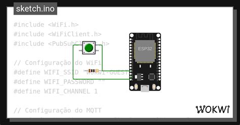 Wifi Mqtt Chamada Garçom Wokwi Esp32 Stm32 Arduino Simulator