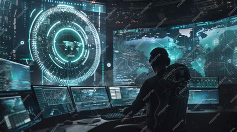 Skilled Programmer Coding Engineering Code While Sitting At Computer