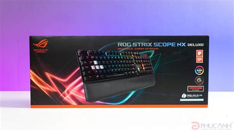 Review Asus ROG Strix Scope NX Deluxe Cao cấp tinh tế sở hữu nhiều công nghệ độc đáo