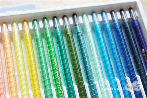 [아동미술재료] 지구화학 투명이 색연필 50색에 빠지다 네이버 블로그