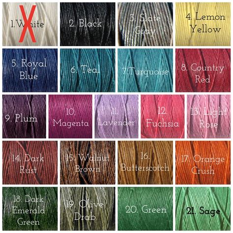 Journal Shop Bookbinding Waxed Thread 50m