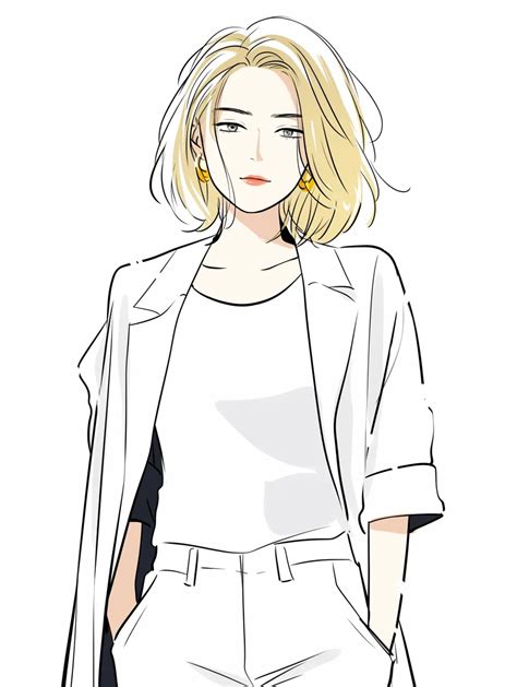 モダンなかっこいい女性｜イラスト・フリー素材なら「シンテリ」