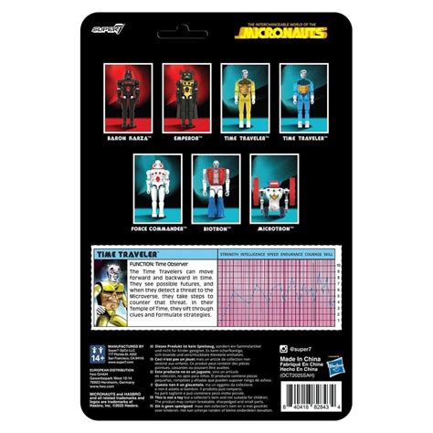 Micronauts Time Traveler Yellow Reaction Action Figure